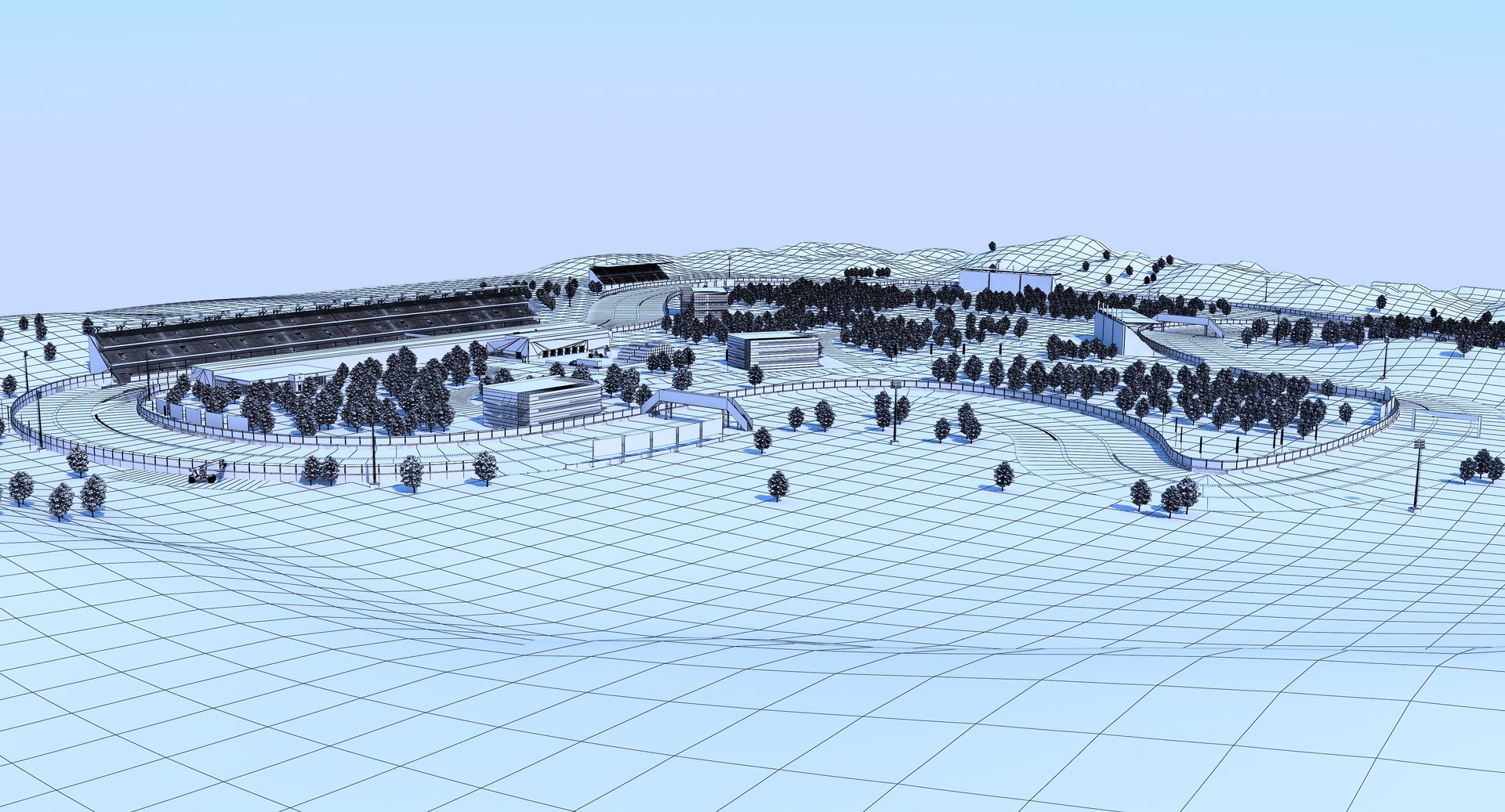 3D Car Race Track Model - TurboSquid 1349789