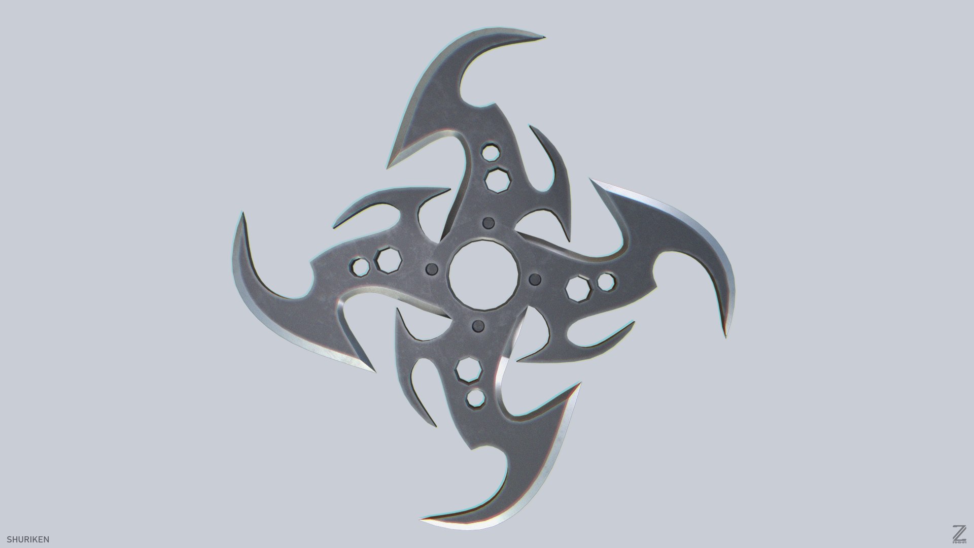3D Shuriken - TurboSquid 2397941