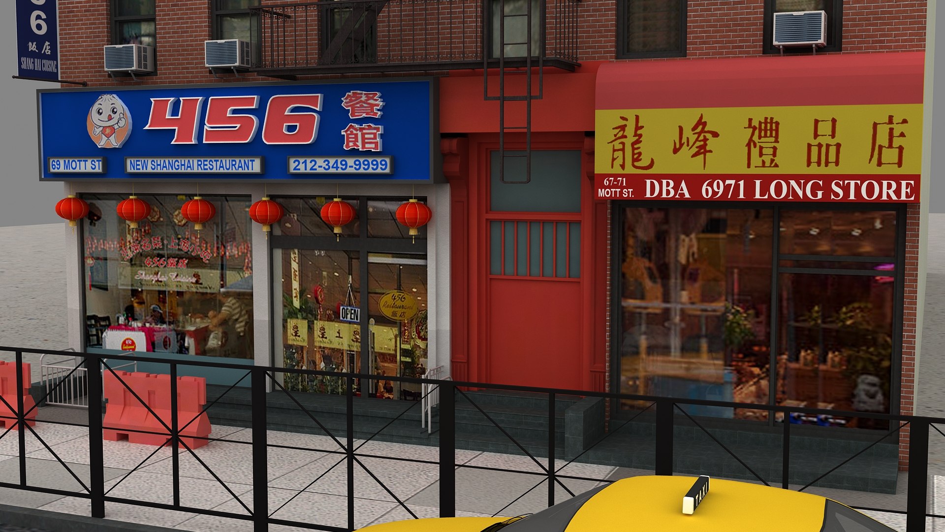 3D model Chinatown Manhattan Building 05 - TurboSquid 1852804