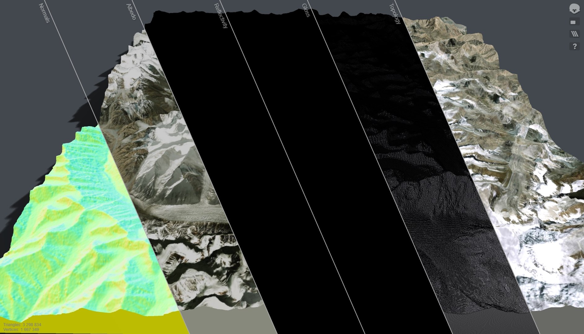 Mountain Landscape Shukpa Kunchang Glacier 3D Model - TurboSquid 1897273