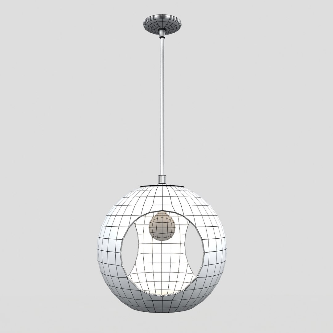 3d model pendant light