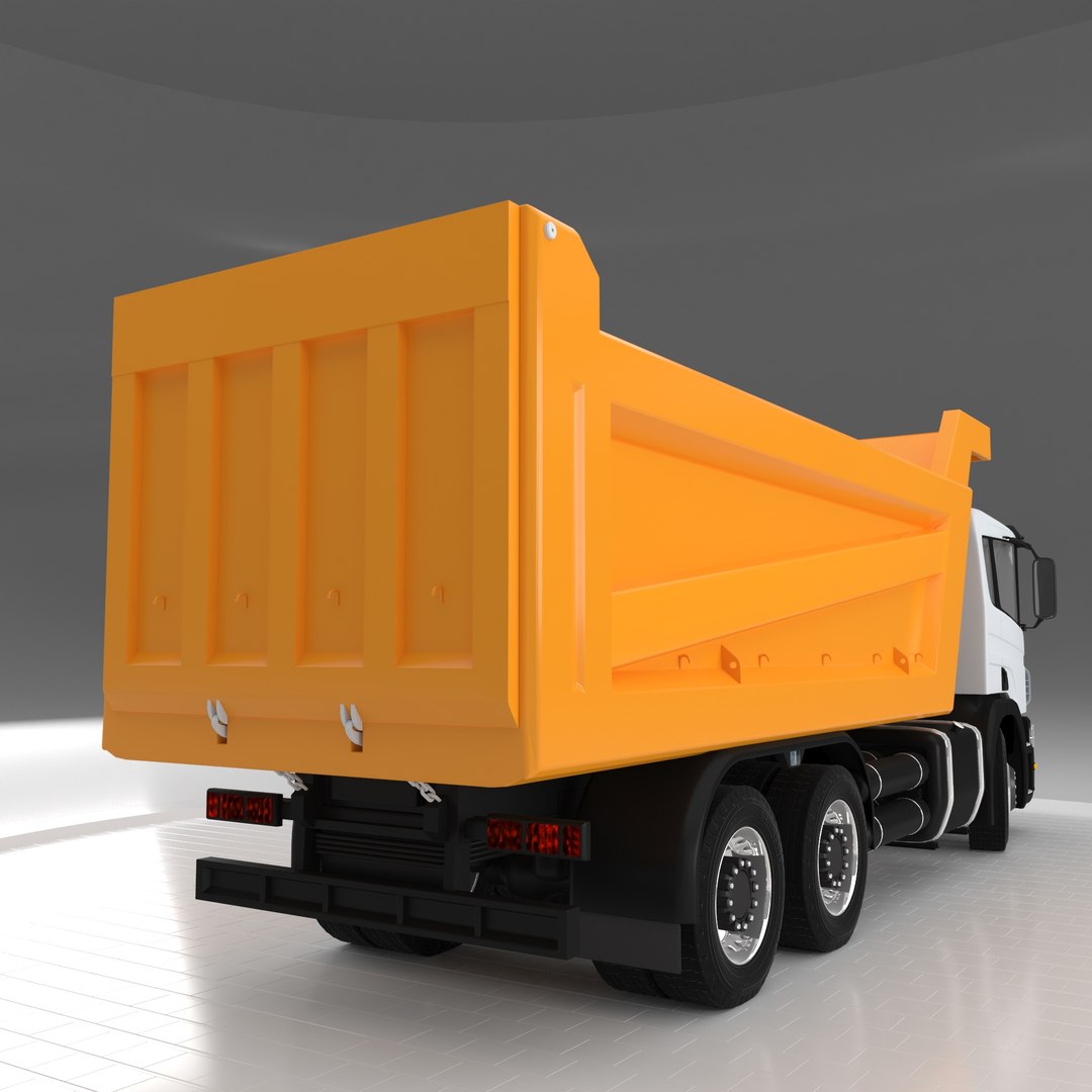 Tipper Truck V02 3D Model - TurboSquid 1730874