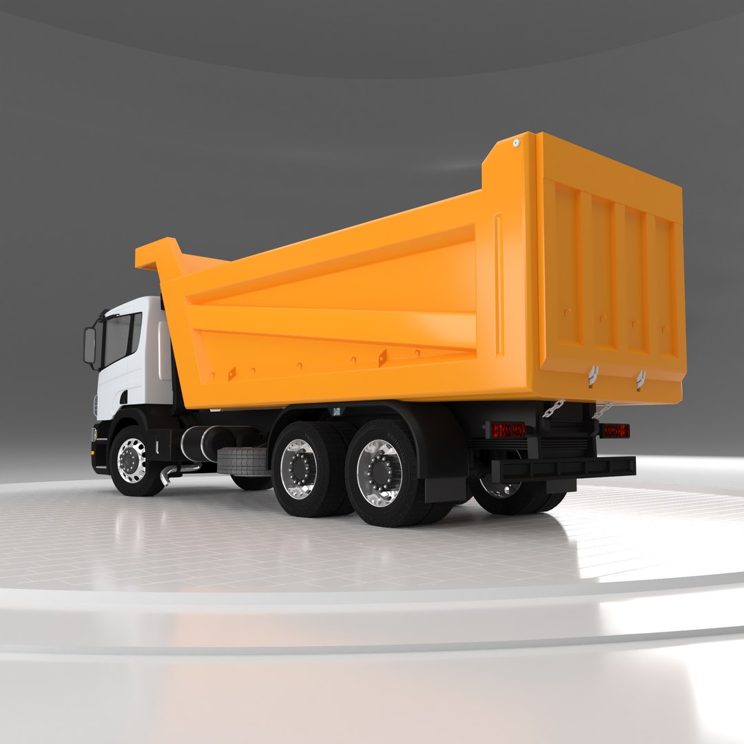 Tipper Truck V02 3D Model - TurboSquid 1730874