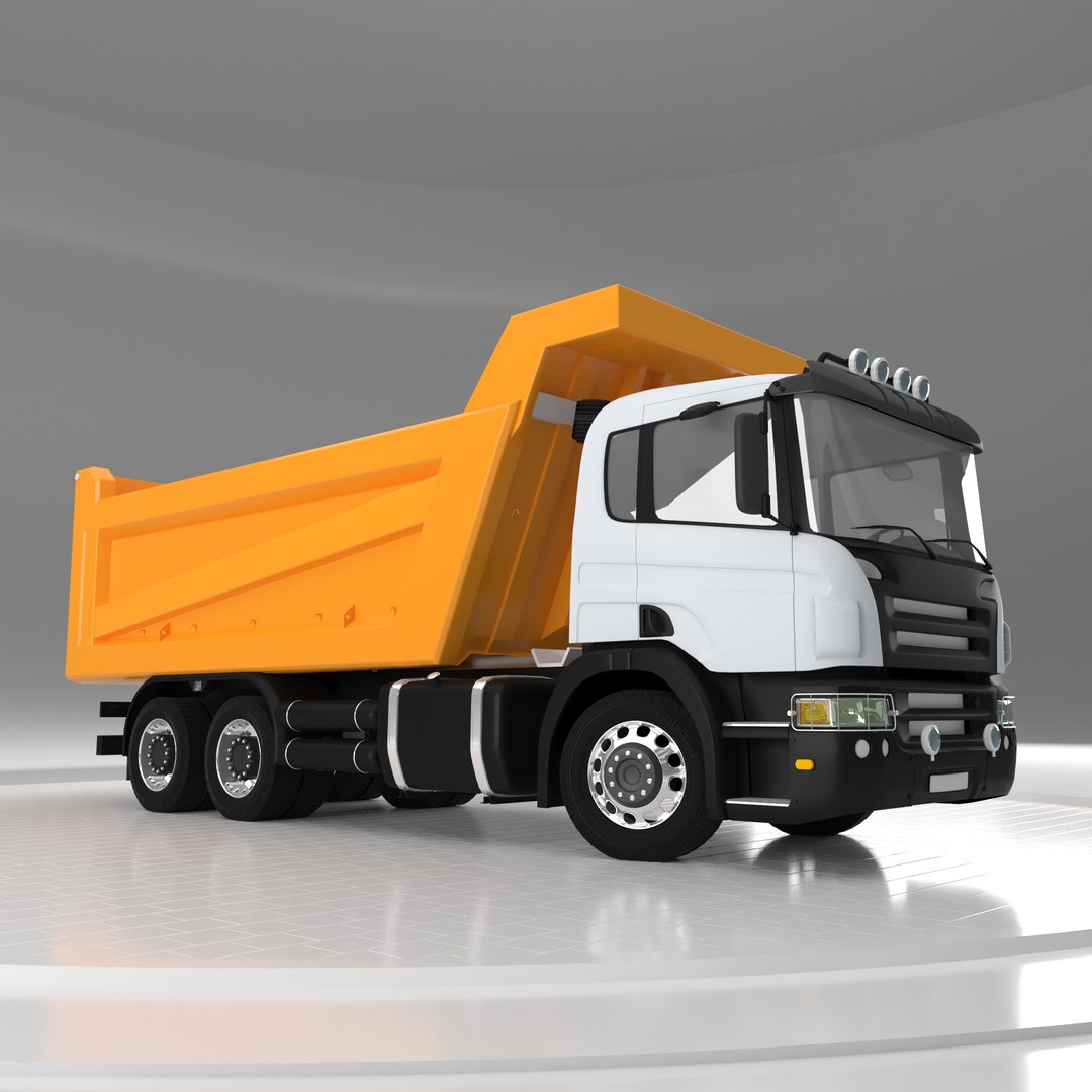 Tipper Truck V02 3D Model - TurboSquid 1730874