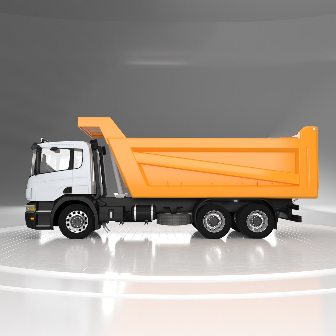 Tipper Truck V02 3D Model - TurboSquid 1730874