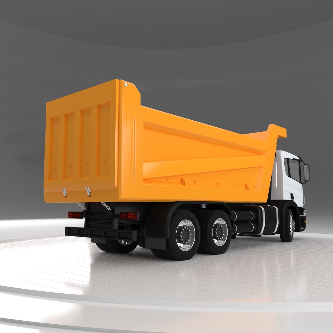 Tipper Truck V02 3D Model - TurboSquid 1730874