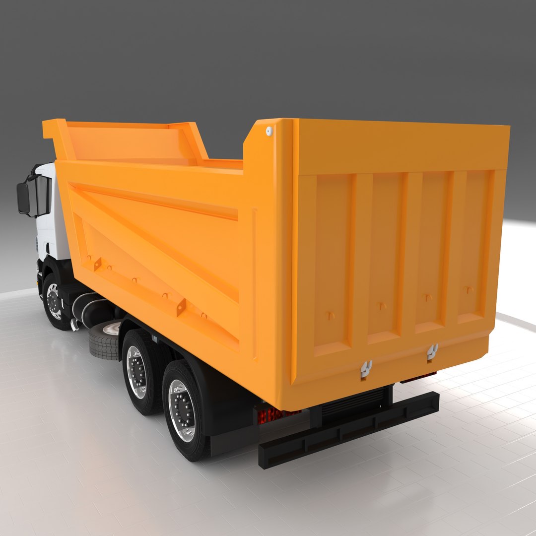 Tipper Truck V02 3D Model - TurboSquid 1730874