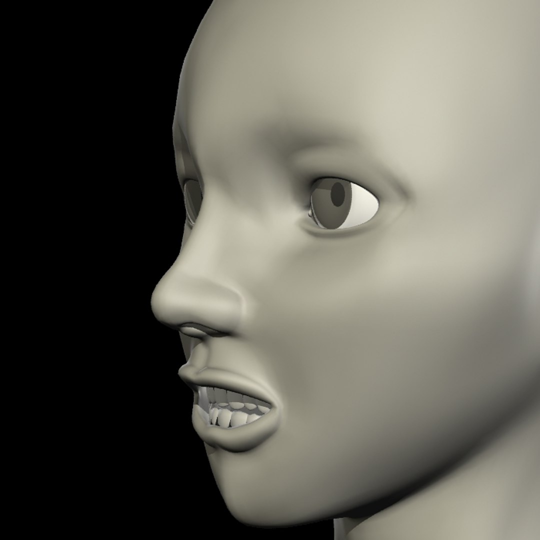 Female Body Template 3d Model