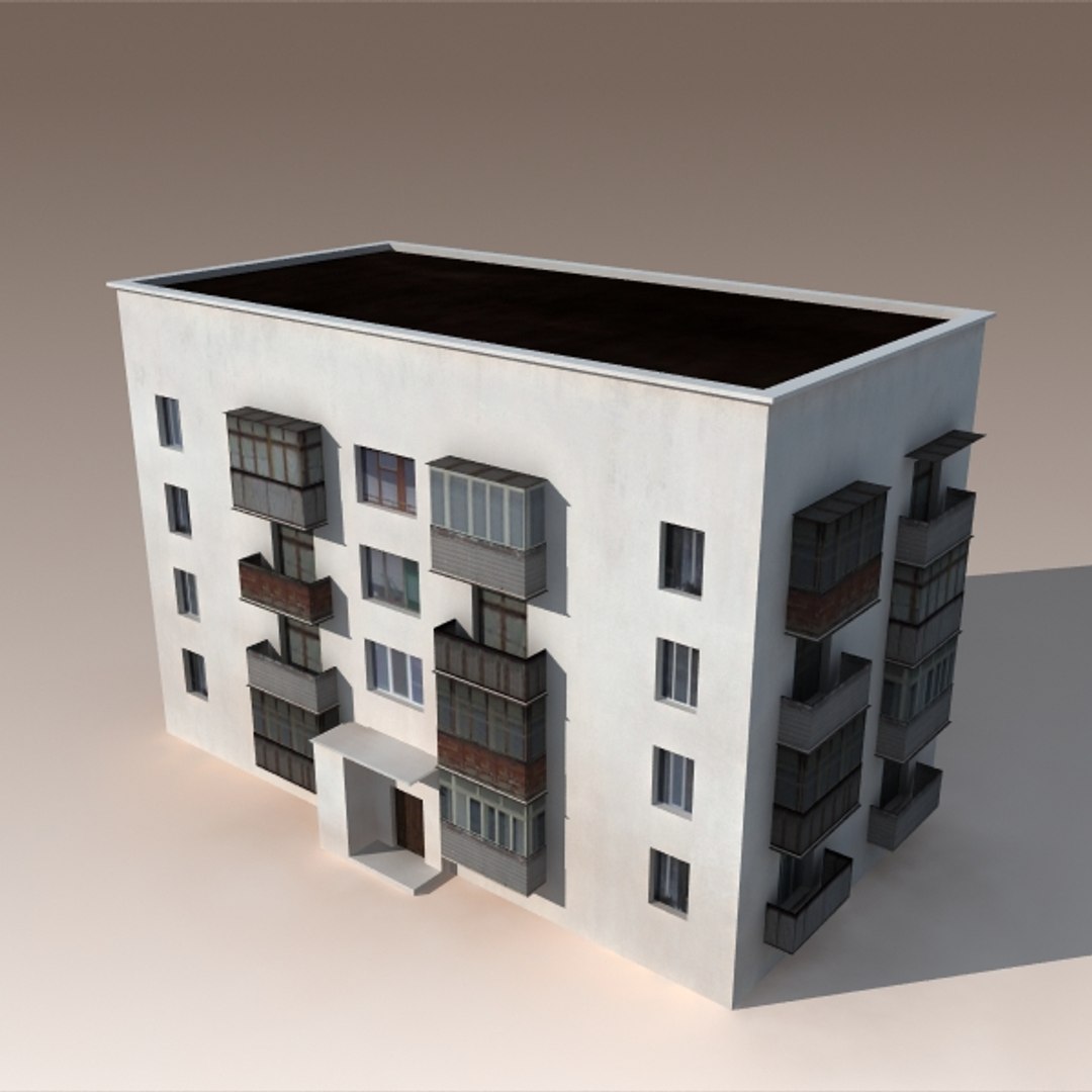 3ds Max Building Modelled