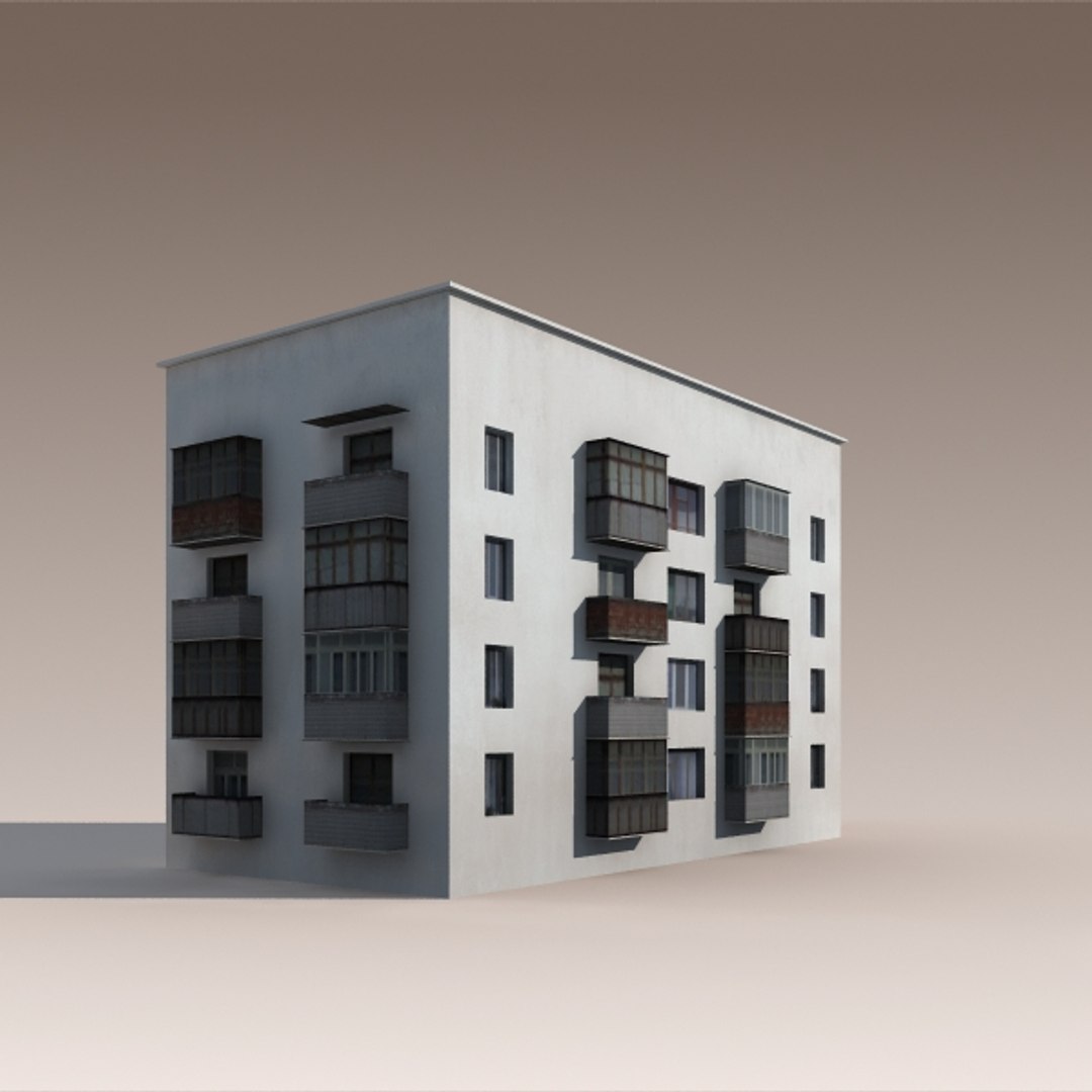 3ds Max Building Modelled