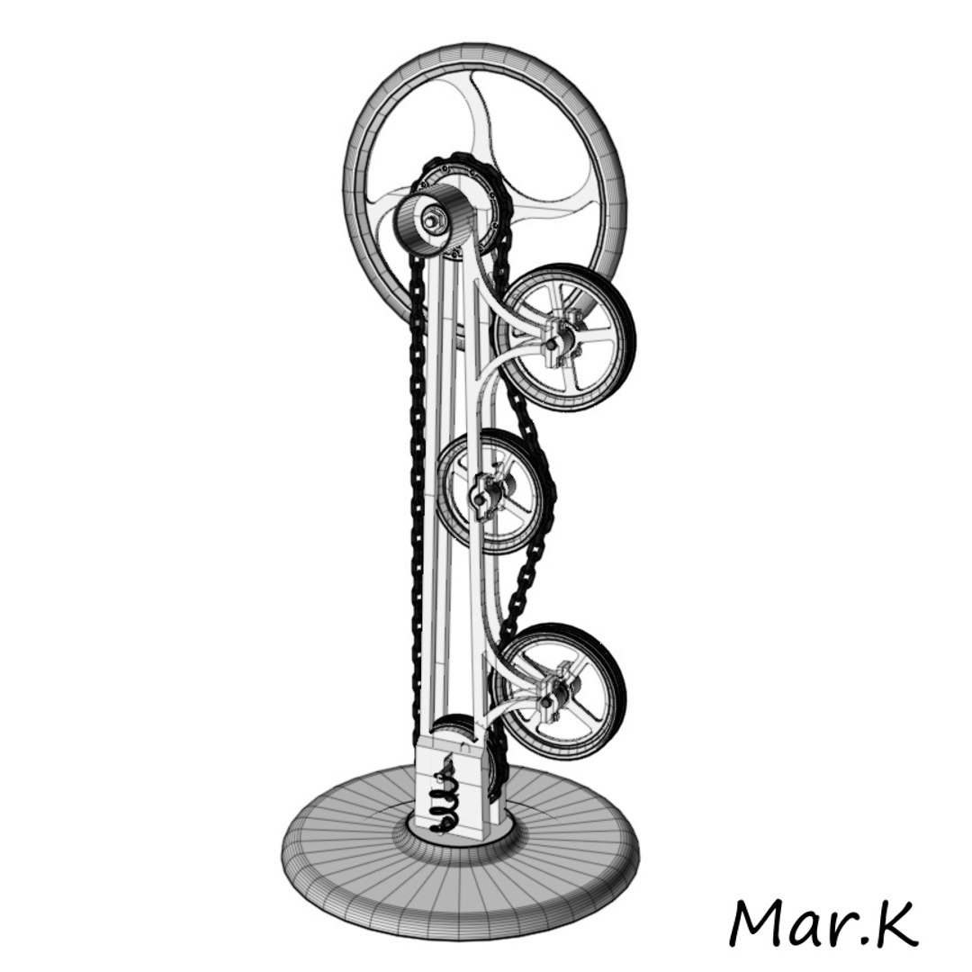 Chain Perpetuum Mobile 3d Model