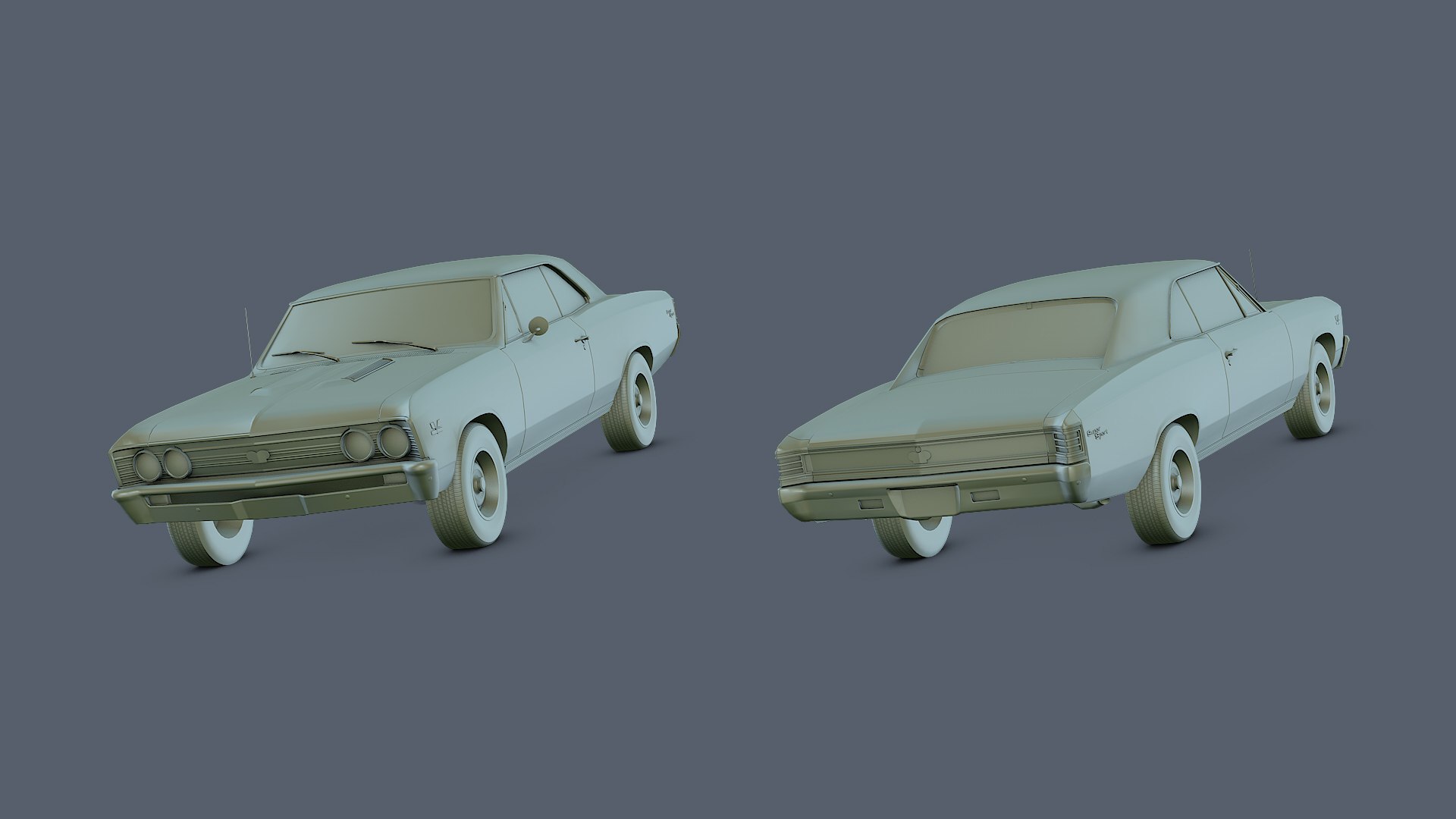 Chevrolet Chevelle SS 1967 3D Model - TurboSquid 2428777