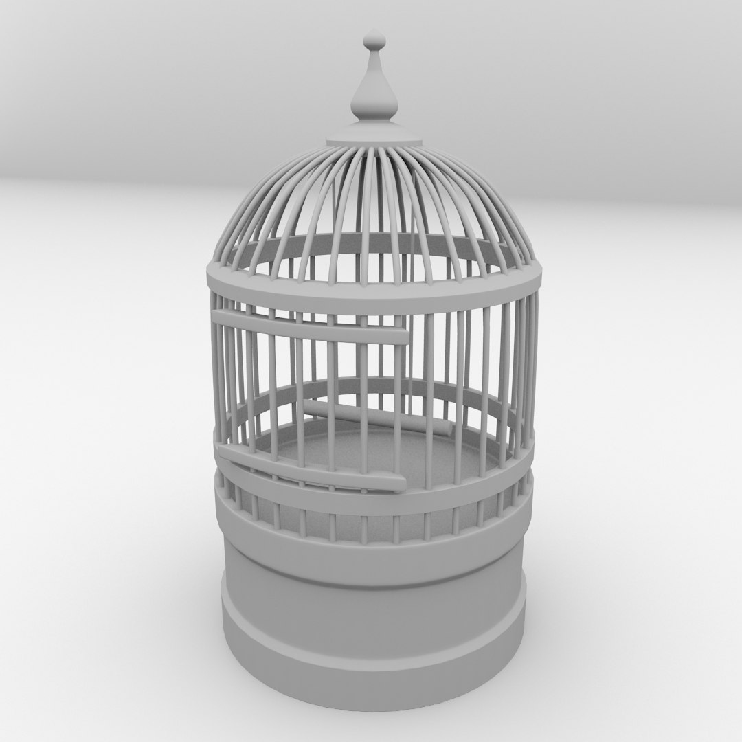 Bird Cage 3d Model