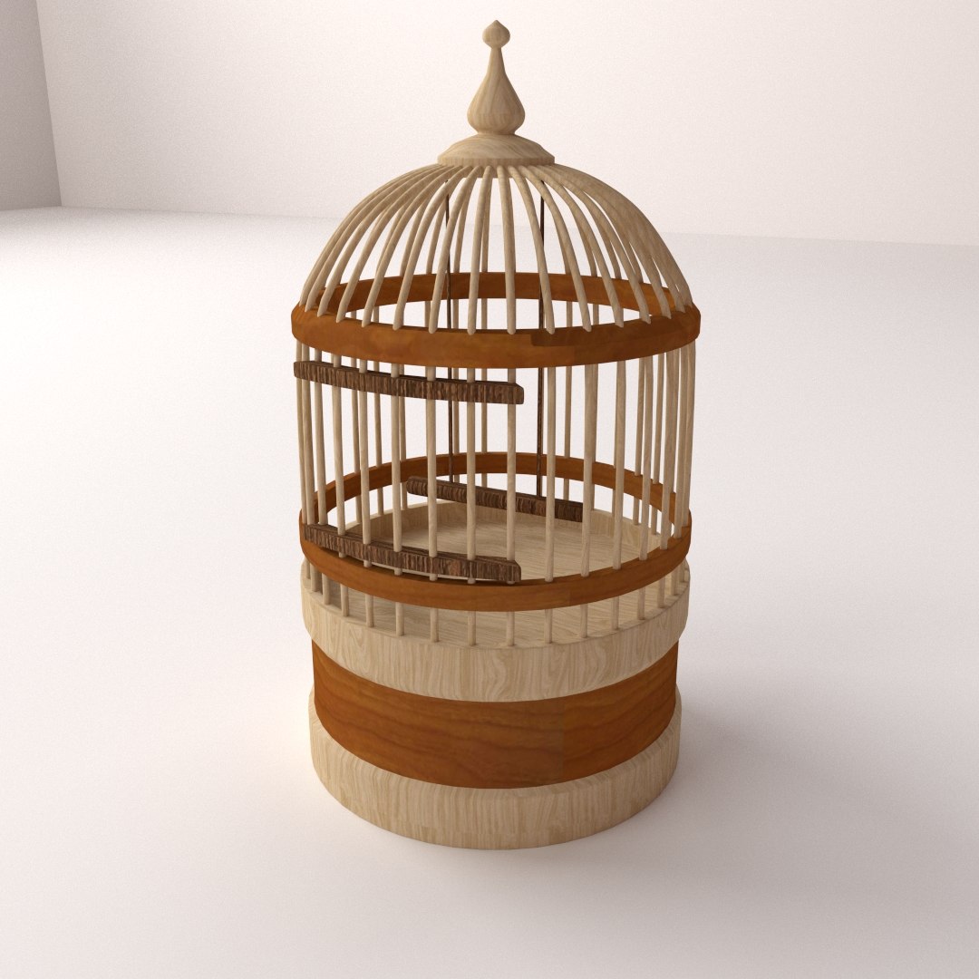 Bird Cage 3d Model
