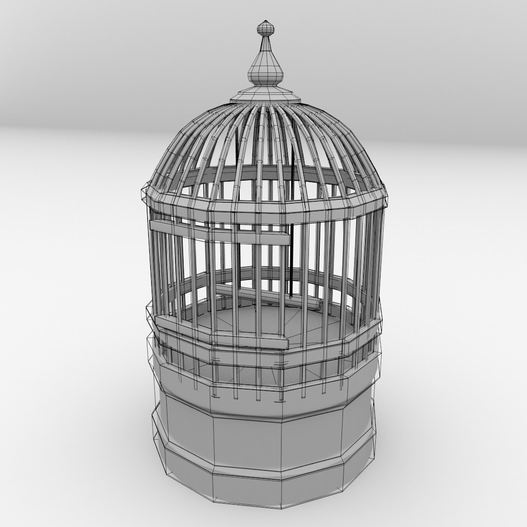 Bird Cage 3d Model