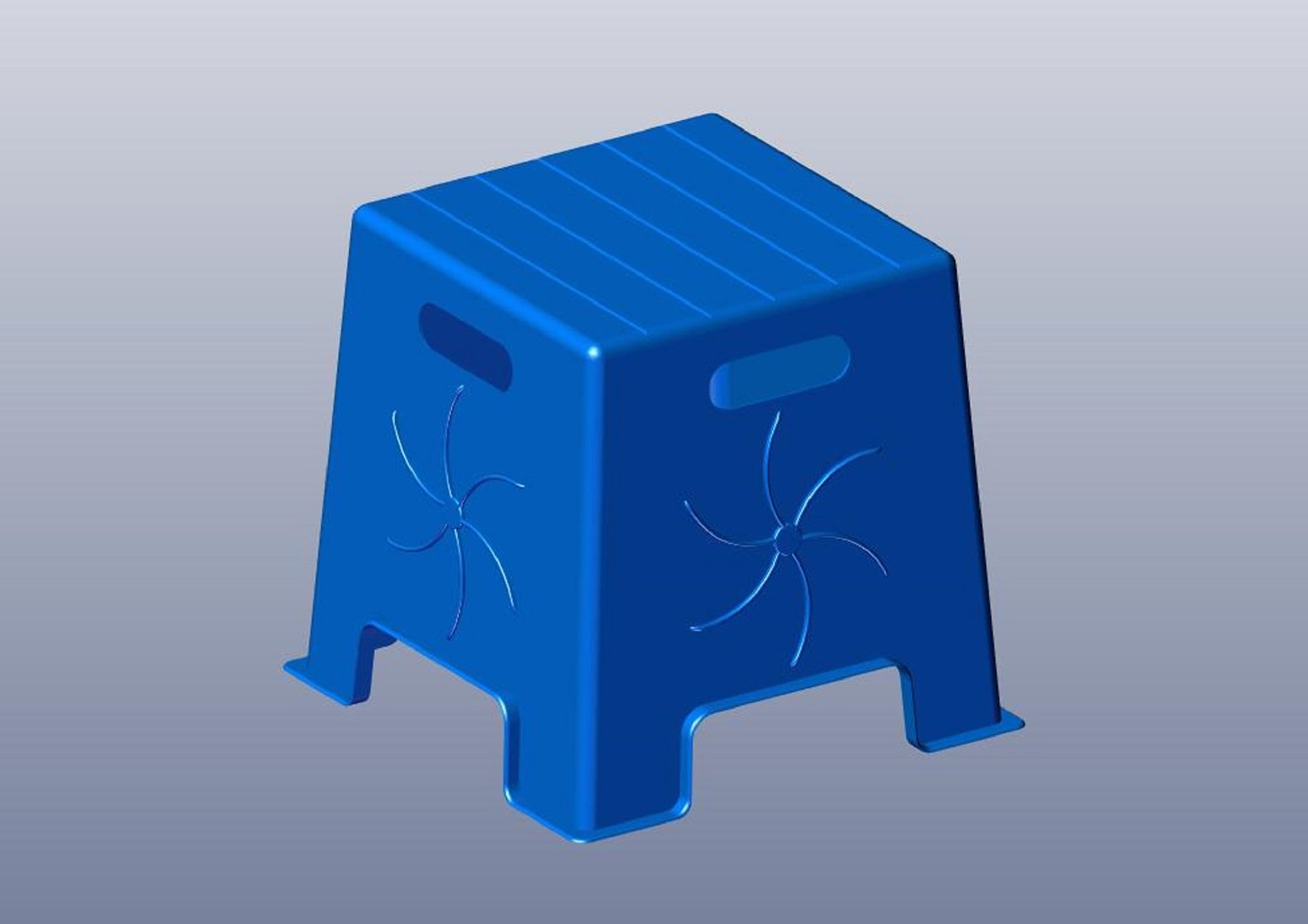 3d Plastic Stool 3D Model - TurboSquid 1784647