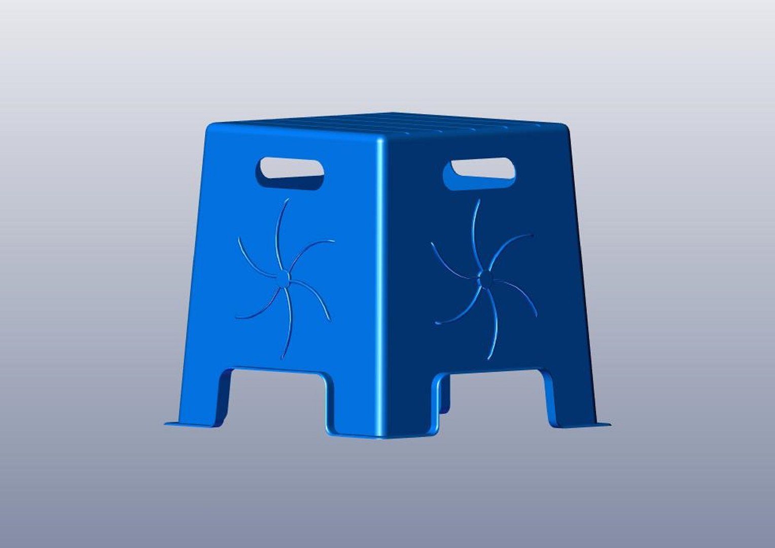 3d Plastic Stool 3D Model - TurboSquid 1784647