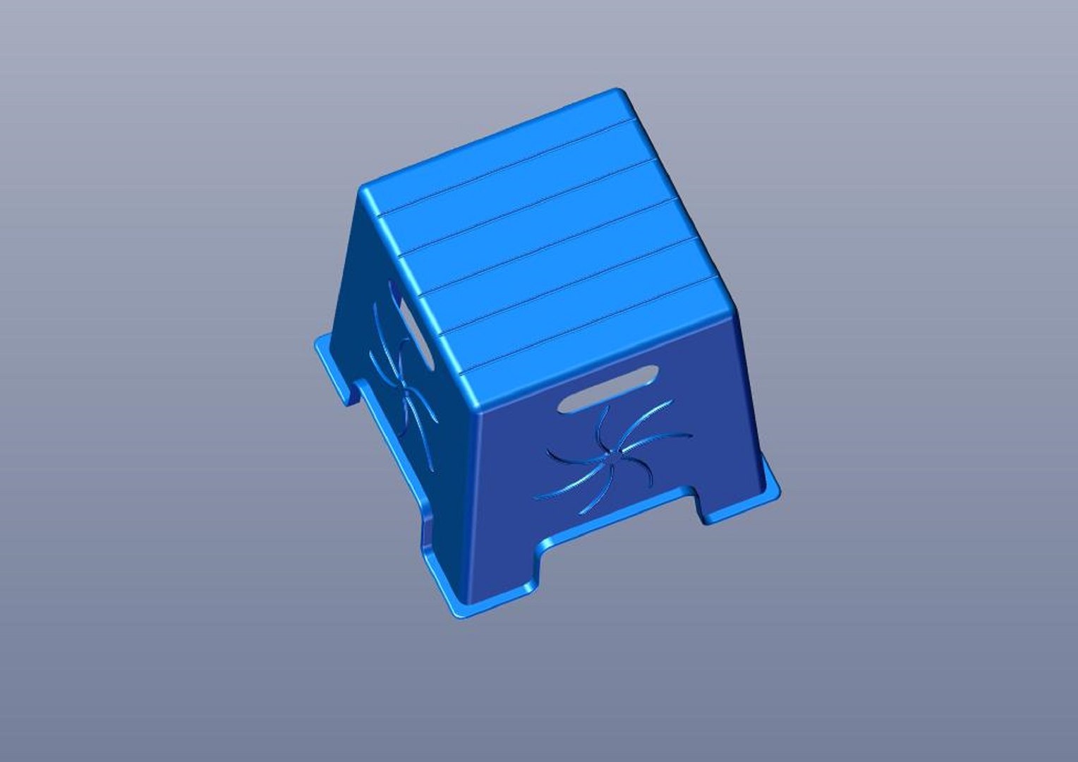 3d Plastic Stool 3D Model - TurboSquid 1784647