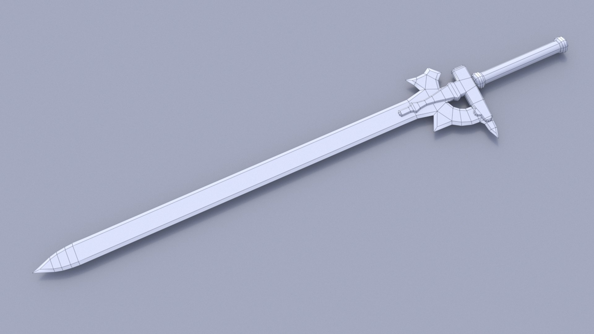 Anime Sword Model - TurboSquid 1403800
