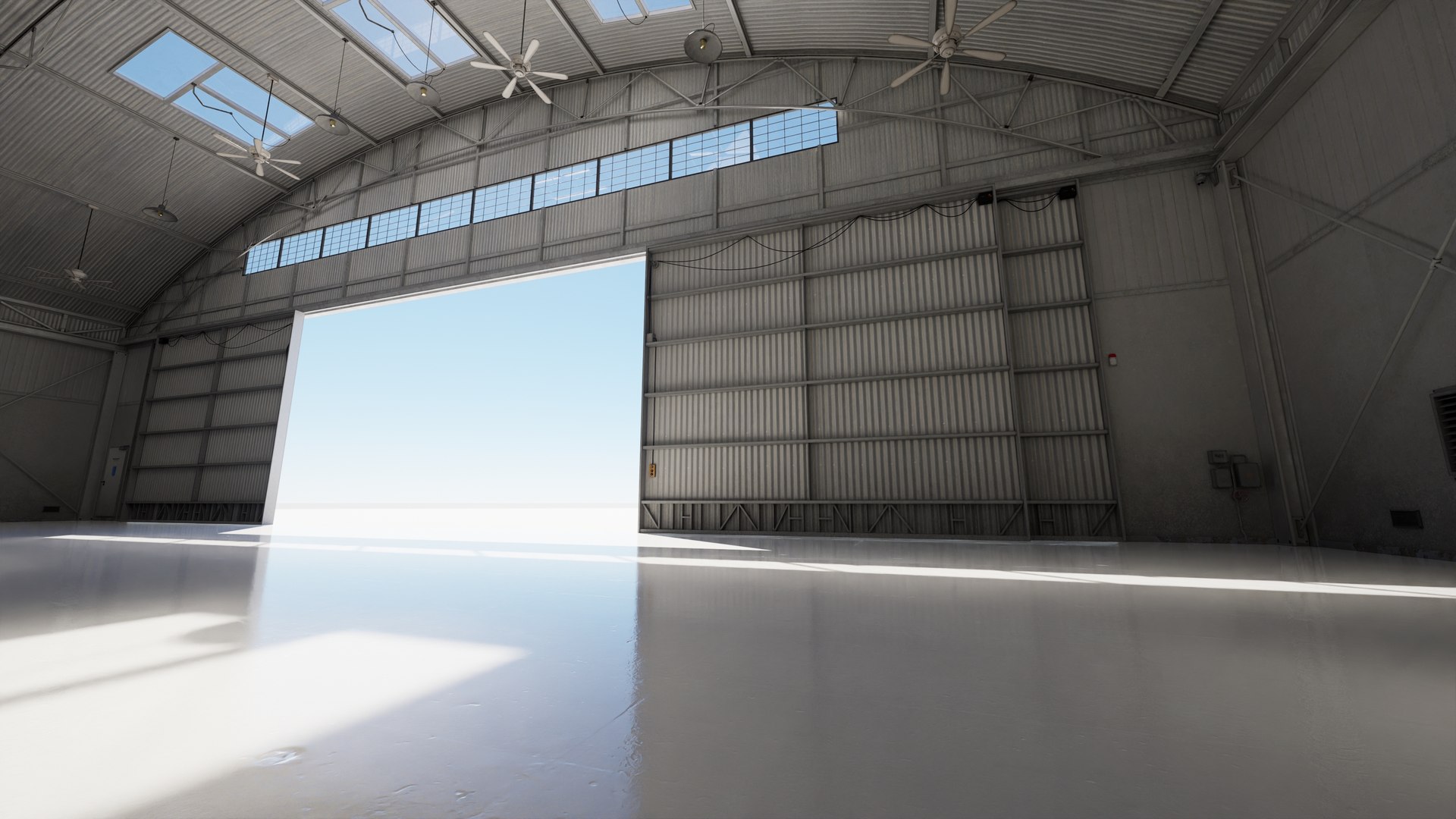 3D Aircraft Hangar Model - TurboSquid 2507367