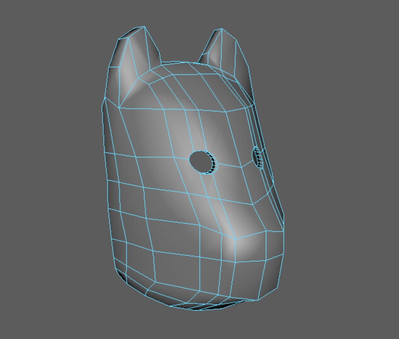 Japanese Kitsune Fox Mask Low-poly 3D Model 3D Model - TurboSquid 1958069
