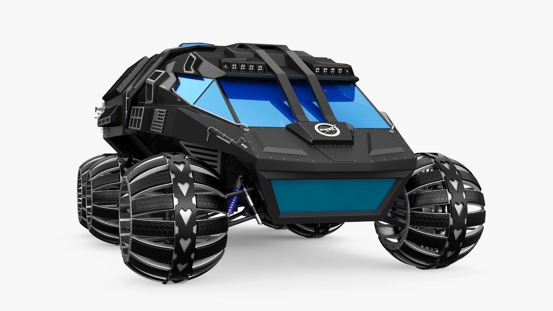 Futuristic Mars Rover In Cave Rigged 3D Model - TurboSquid 2292898