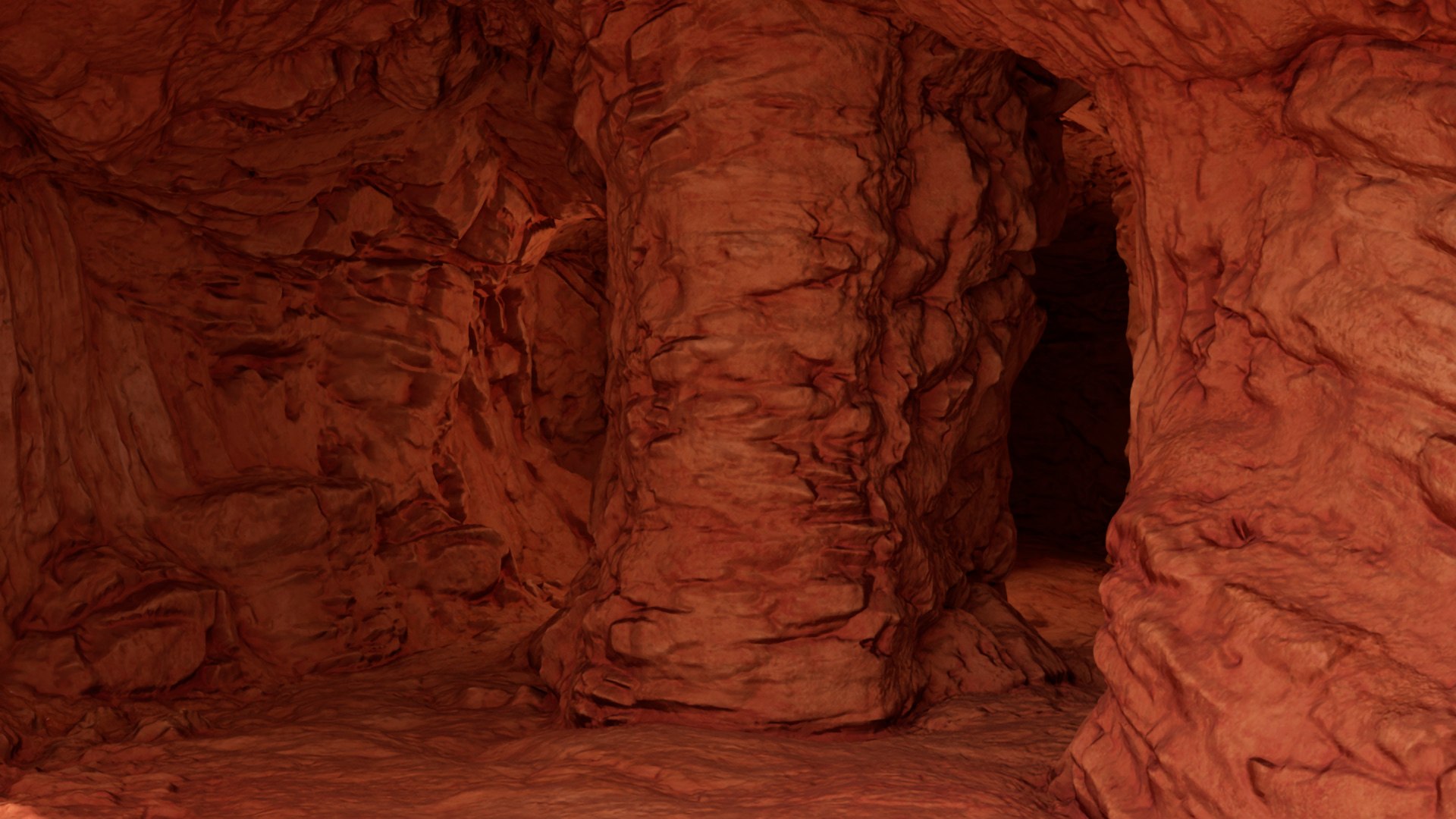 Futuristic Mars Rover In Cave Rigged 3D Model - TurboSquid 2292898