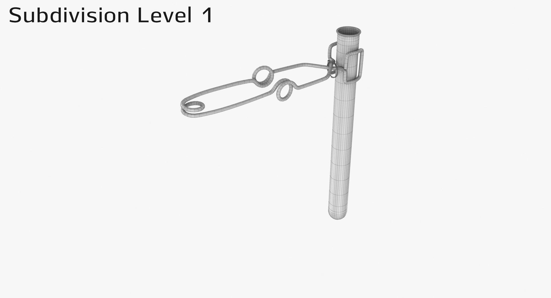 3D Clamp Test Tube Model - TurboSquid 1682036