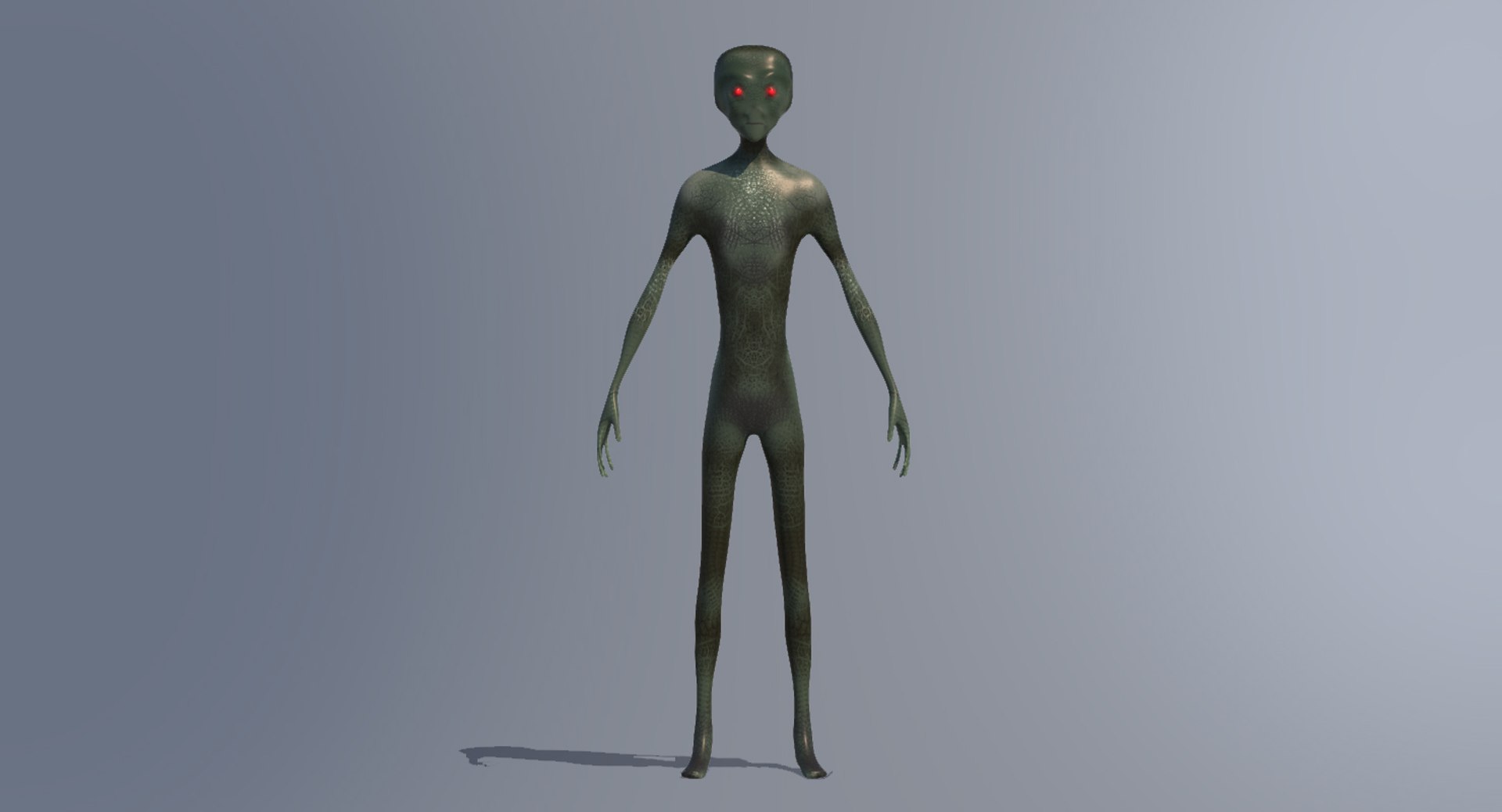 Grey Alien 3D Model - TurboSquid 1221290