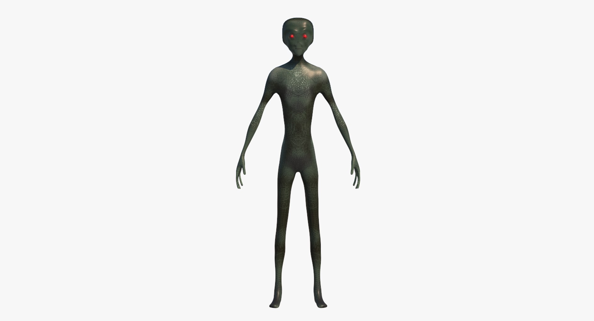 Grey Alien 3D Model - TurboSquid 1221290