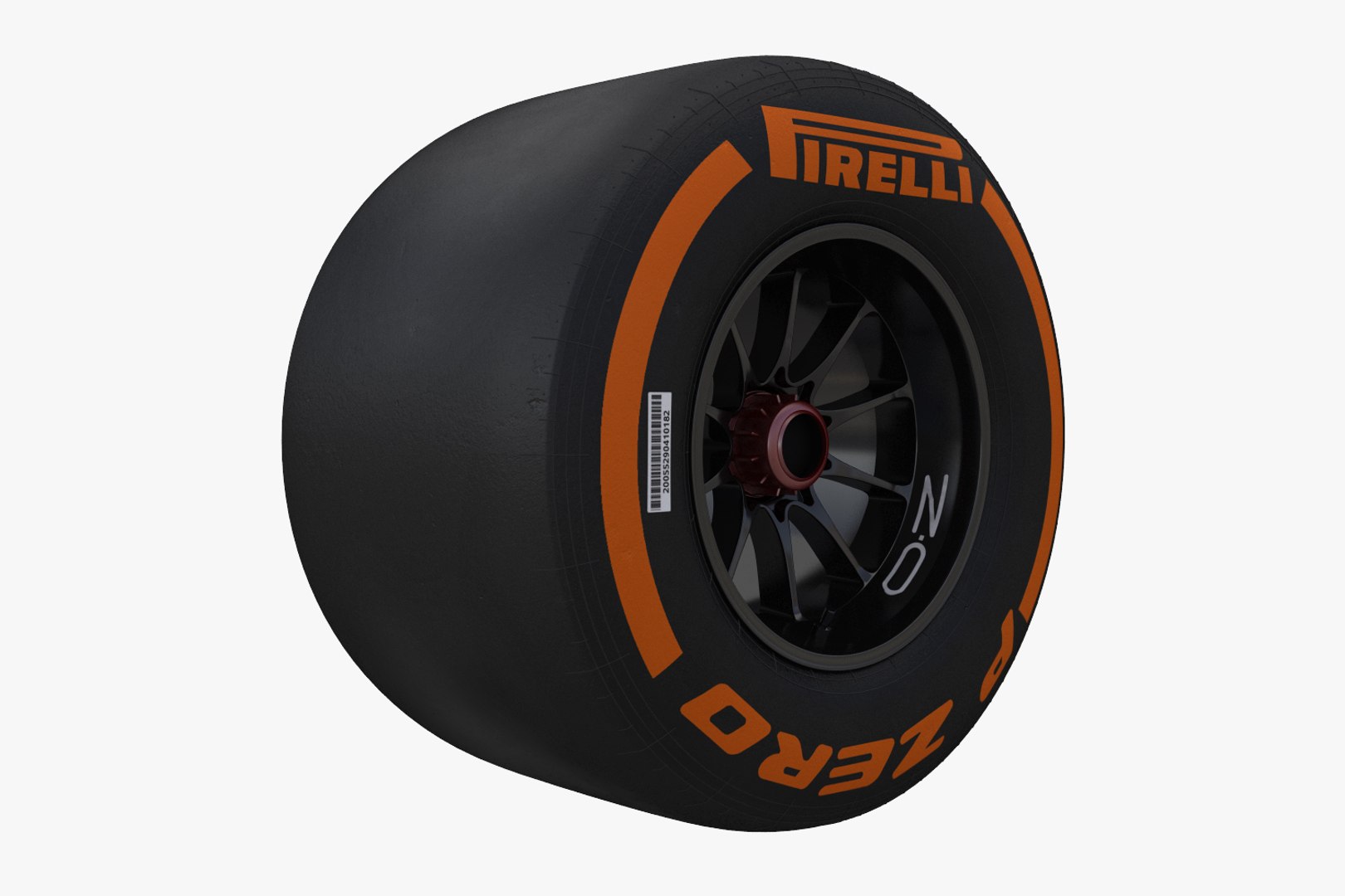 3d Model Tires Pirelli F1 2017