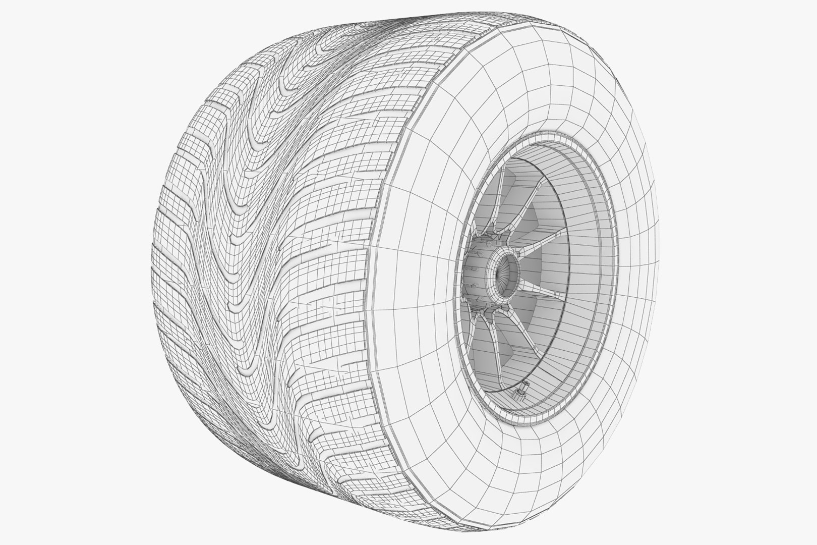 3d Model Tires Pirelli F1 2017