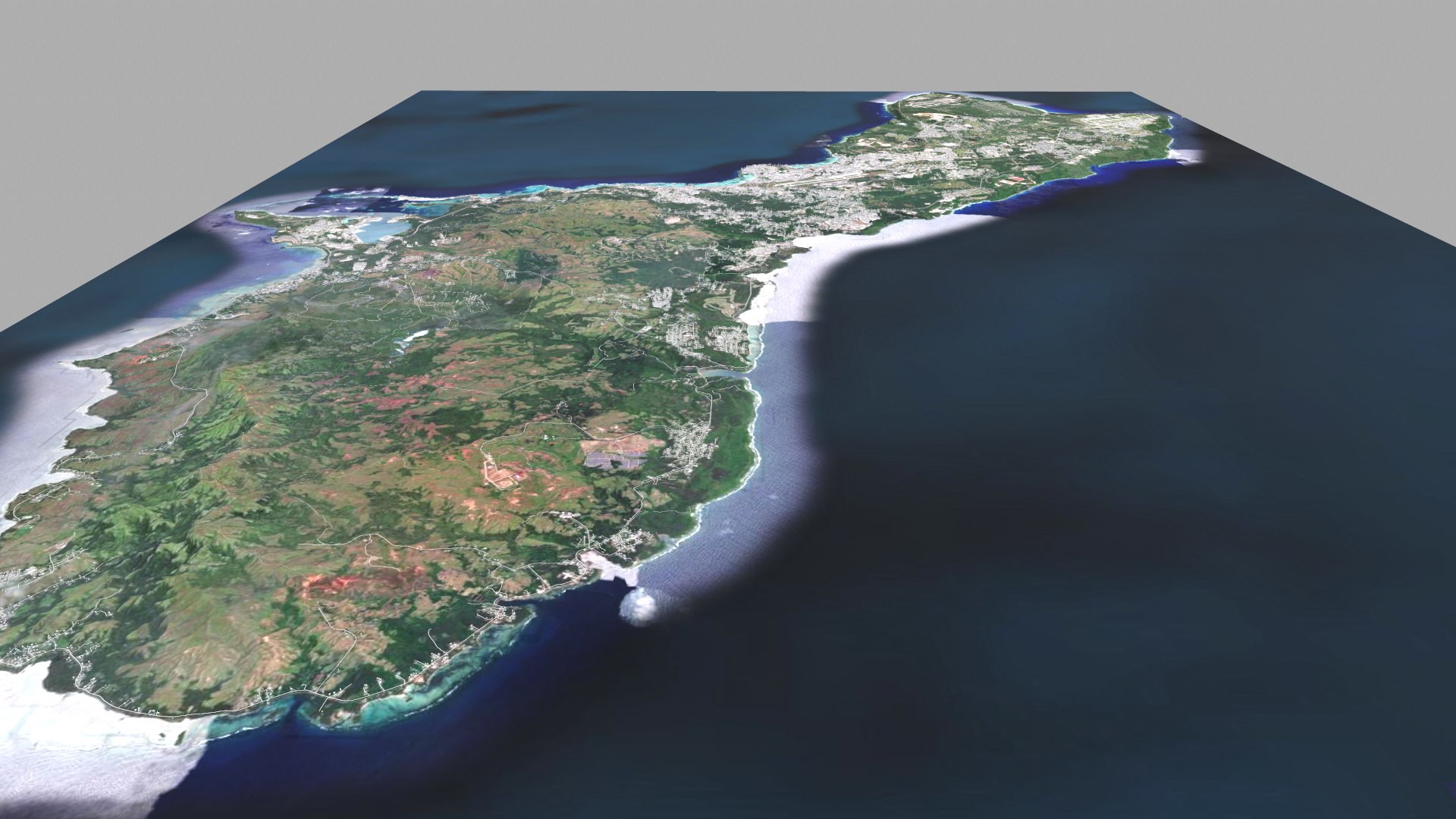 3D Guam Island USA Model - TurboSquid 1940330