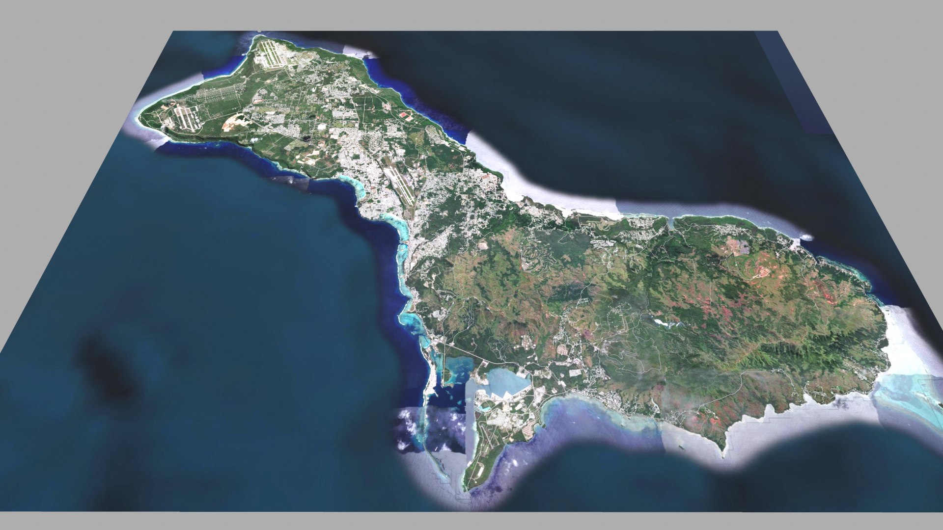 3D Guam Island USA Model - TurboSquid 1940330