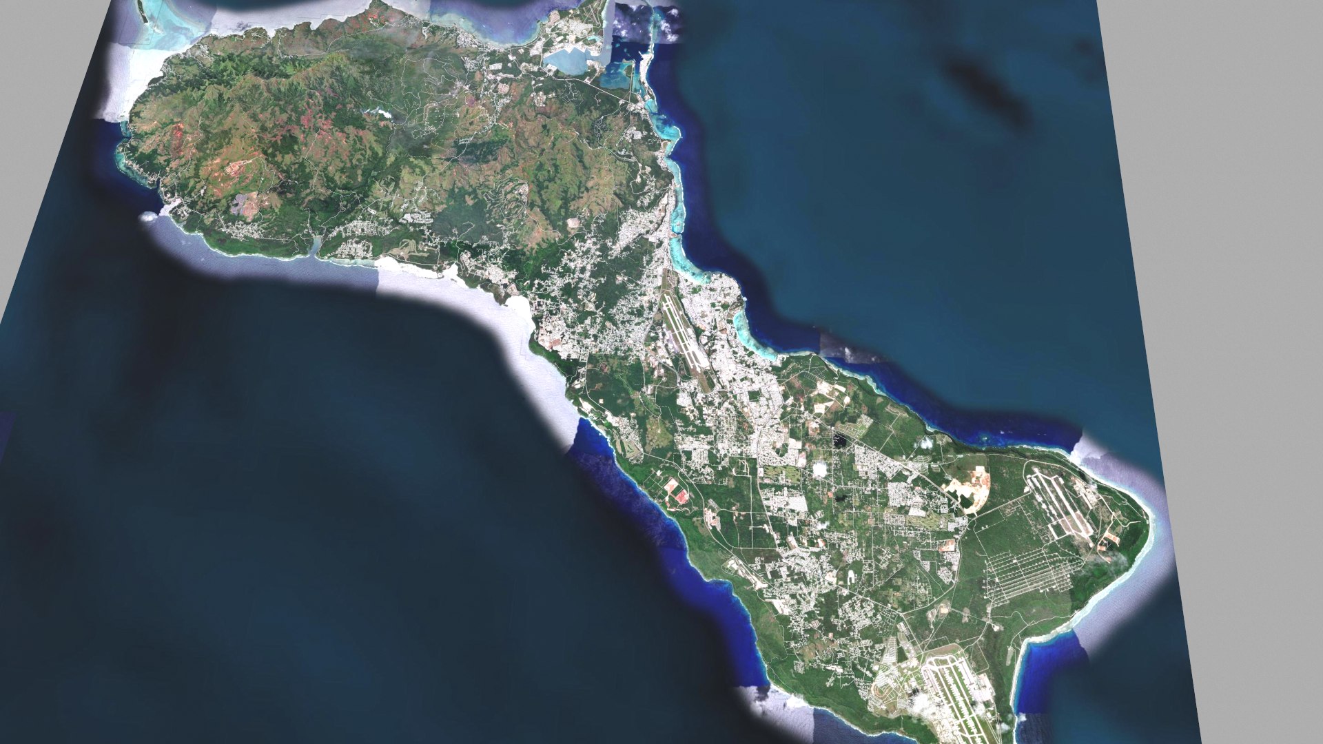 3D Guam Island USA Model - TurboSquid 1940330