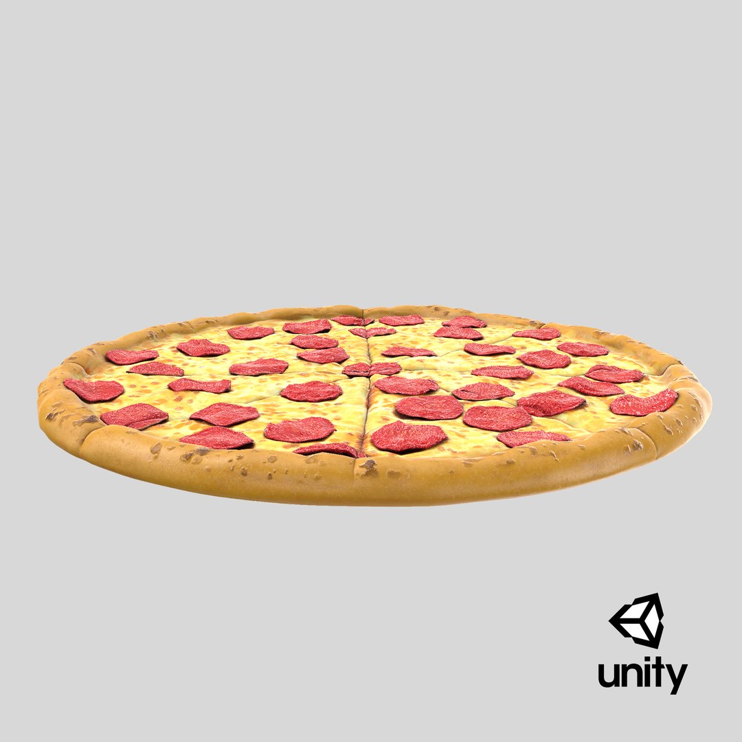 Pizza pepperoni 3D - TurboSquid 1171618
