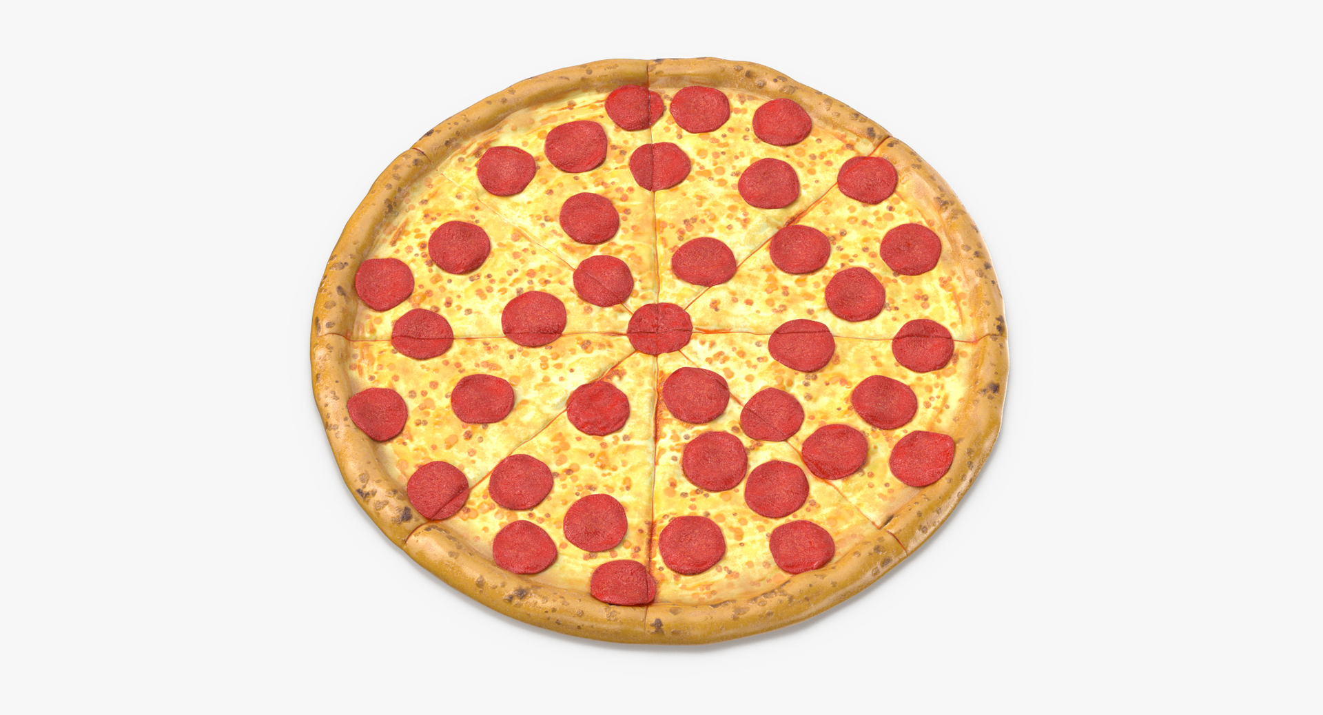 Pizza Pepperoni 3D - TurboSquid 1171618