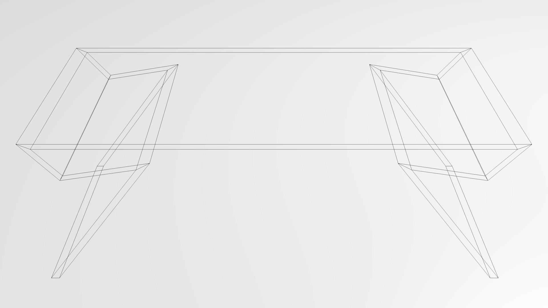 Modern Table Obj Free