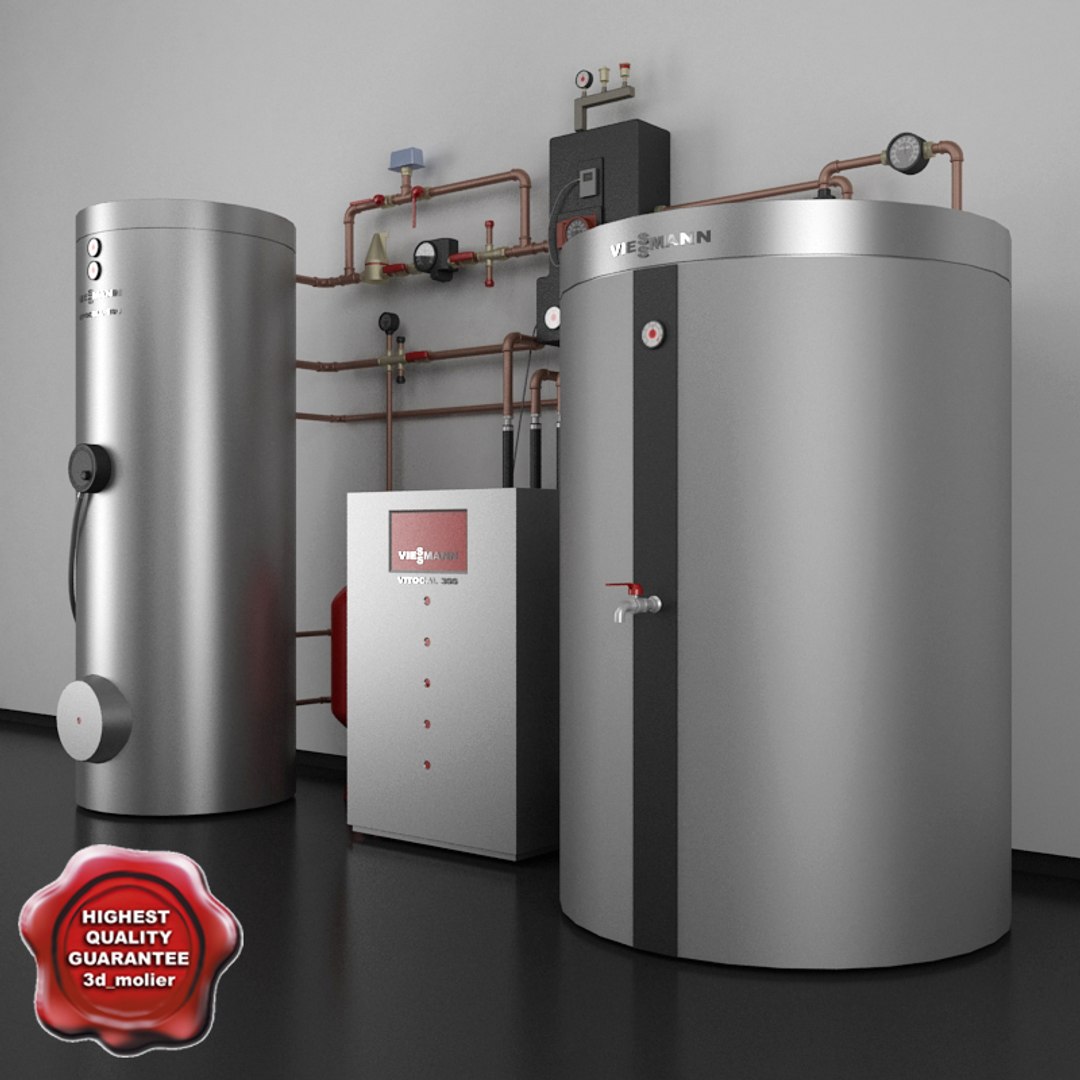 home heating viessmann 3d model