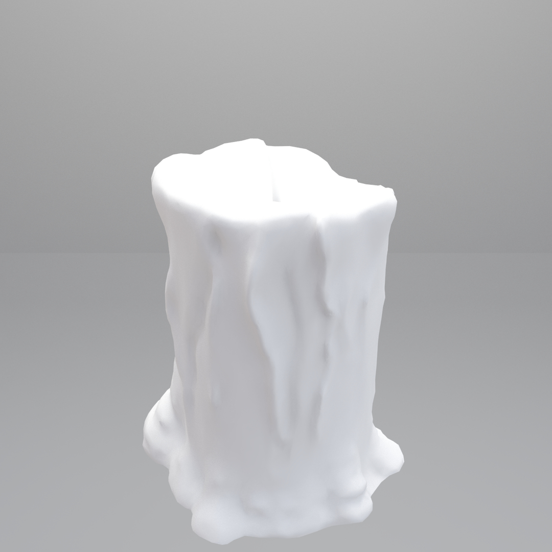 free candle 3d model