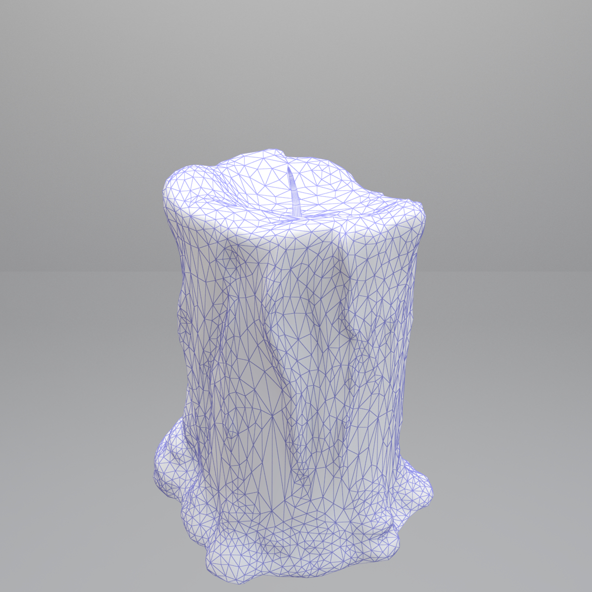 free candle 3d model