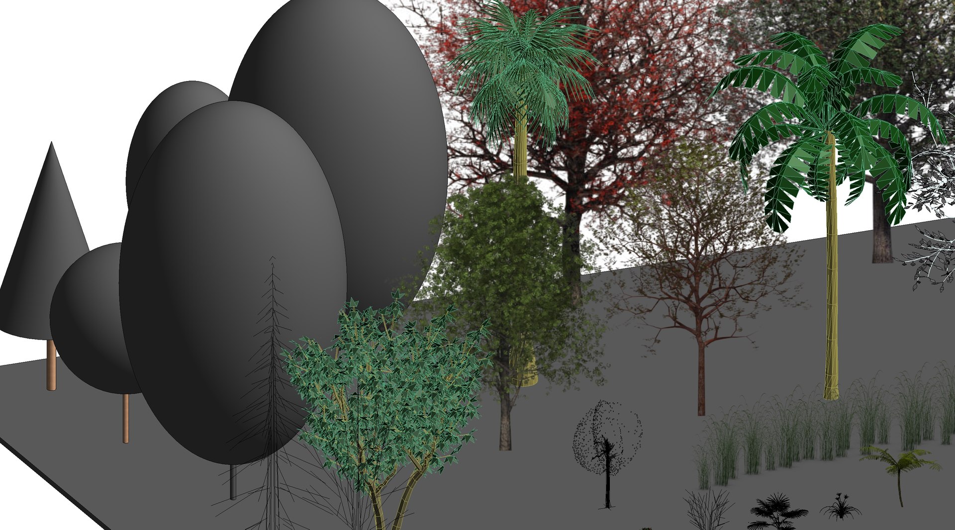 3D Tree Outdoor Landscape Revit Family - TurboSquid 2281173