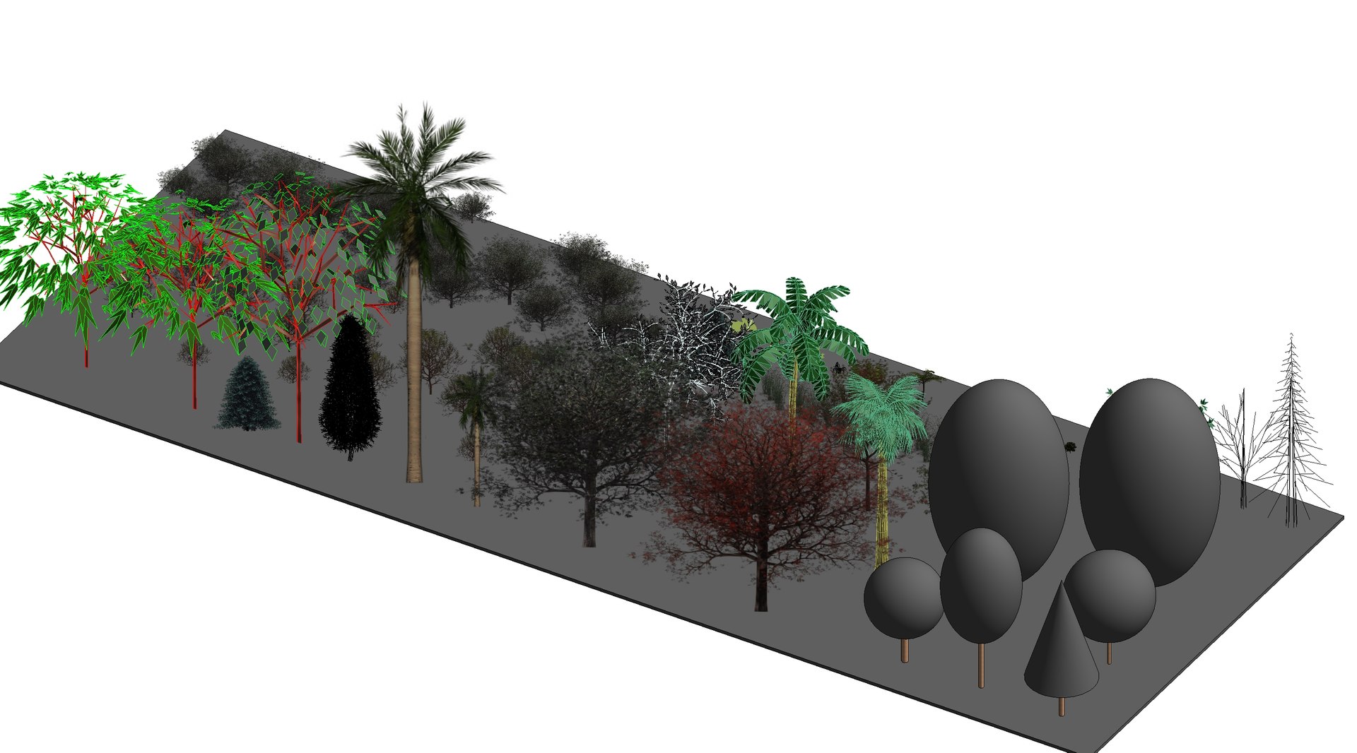 3D Tree Outdoor Landscape Revit Family - TurboSquid 2281173
