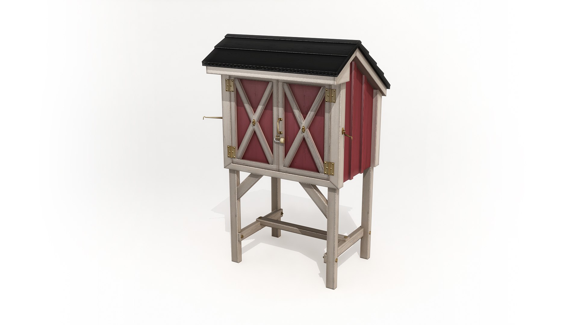 Farm Produce Stall 3 3D Model - TurboSquid 1920328