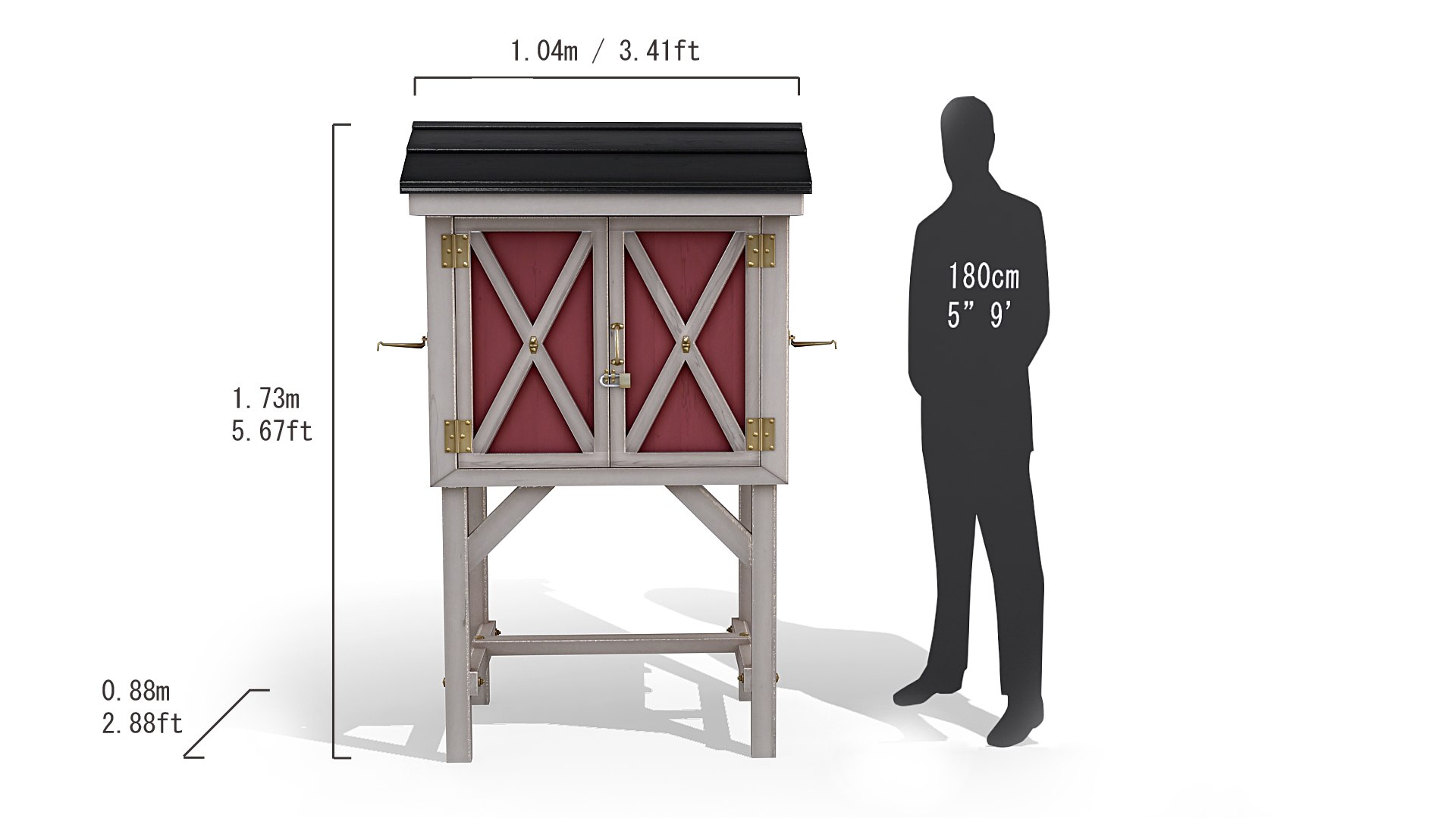 Farm Produce Stall 3 3D Model - TurboSquid 1920328