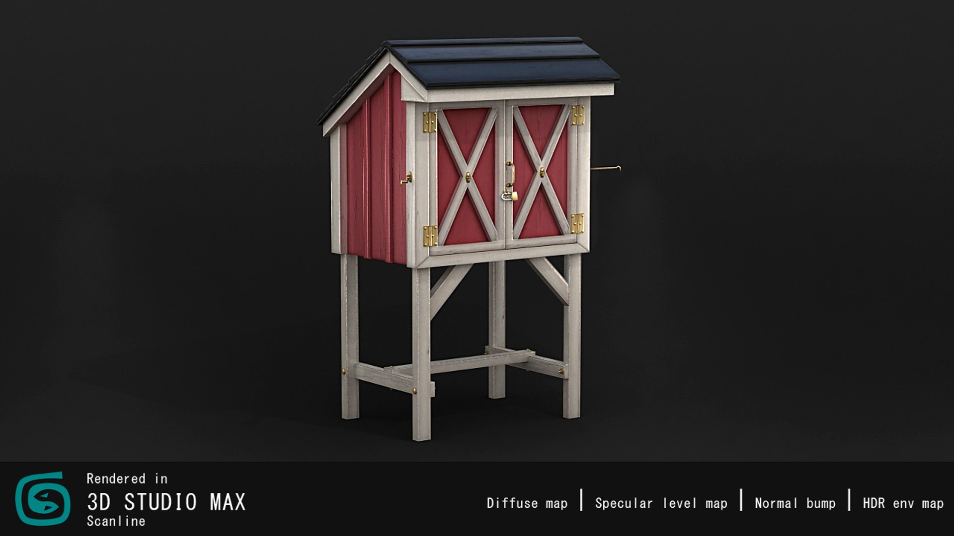 Farm Produce Stall 3 3D Model - TurboSquid 1920328