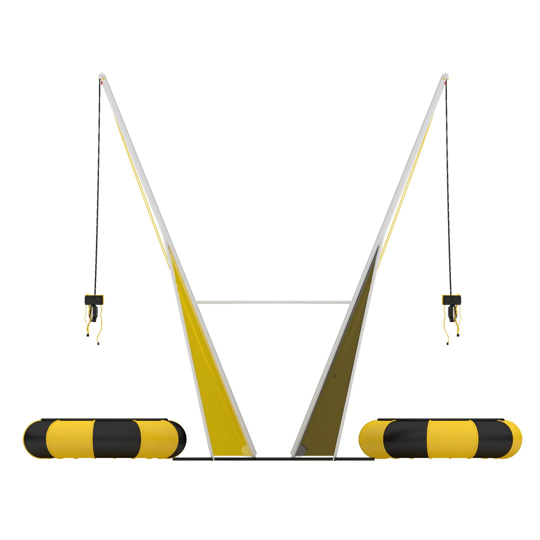 3D Bungee Trampoline Model - TurboSquid 1826780