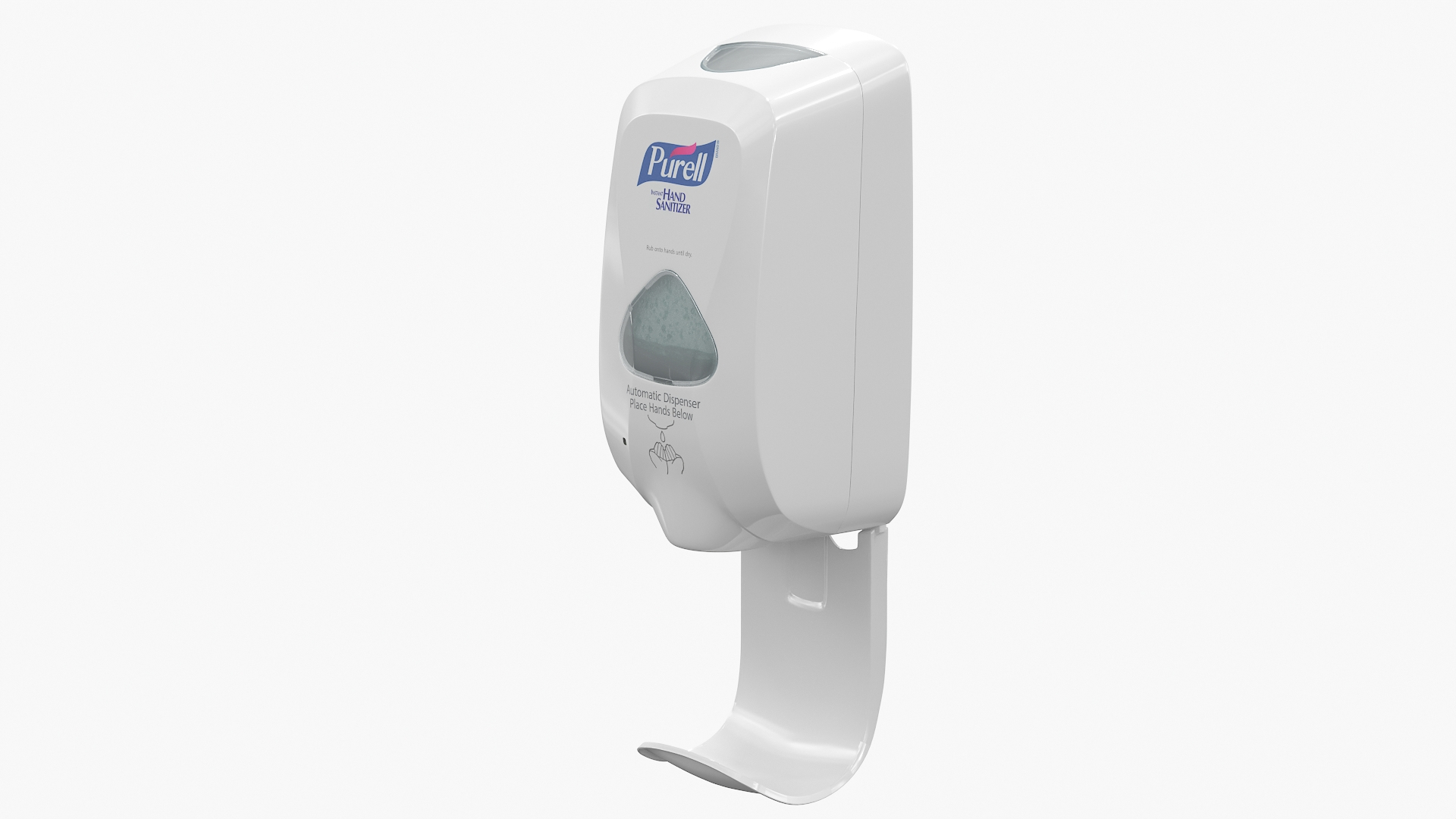 Purell Hand Sanitizer Dispenser Wall Mounted White 3D Model ...
