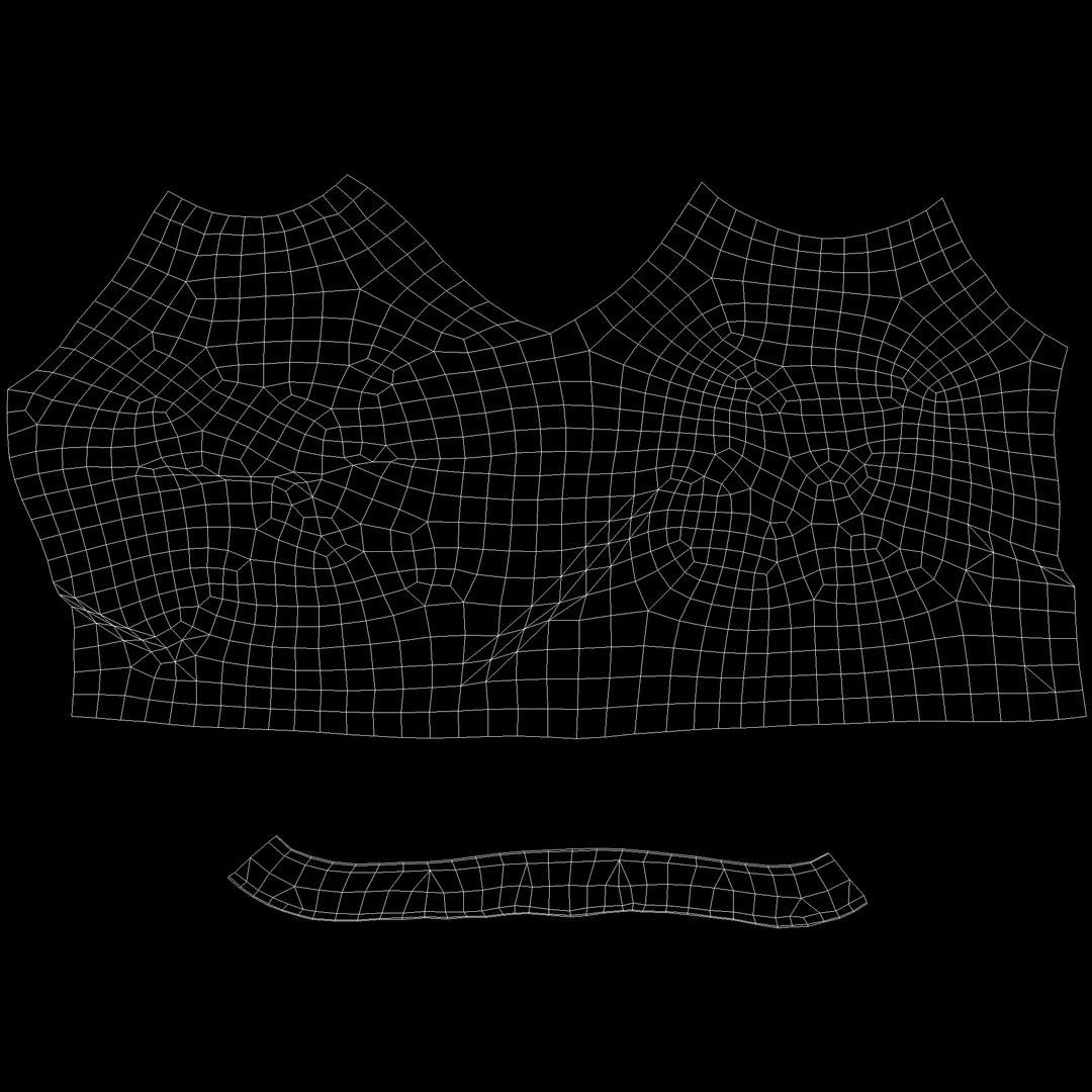 Summer Wooly Crop Top 3D model - TurboSquid 1765534