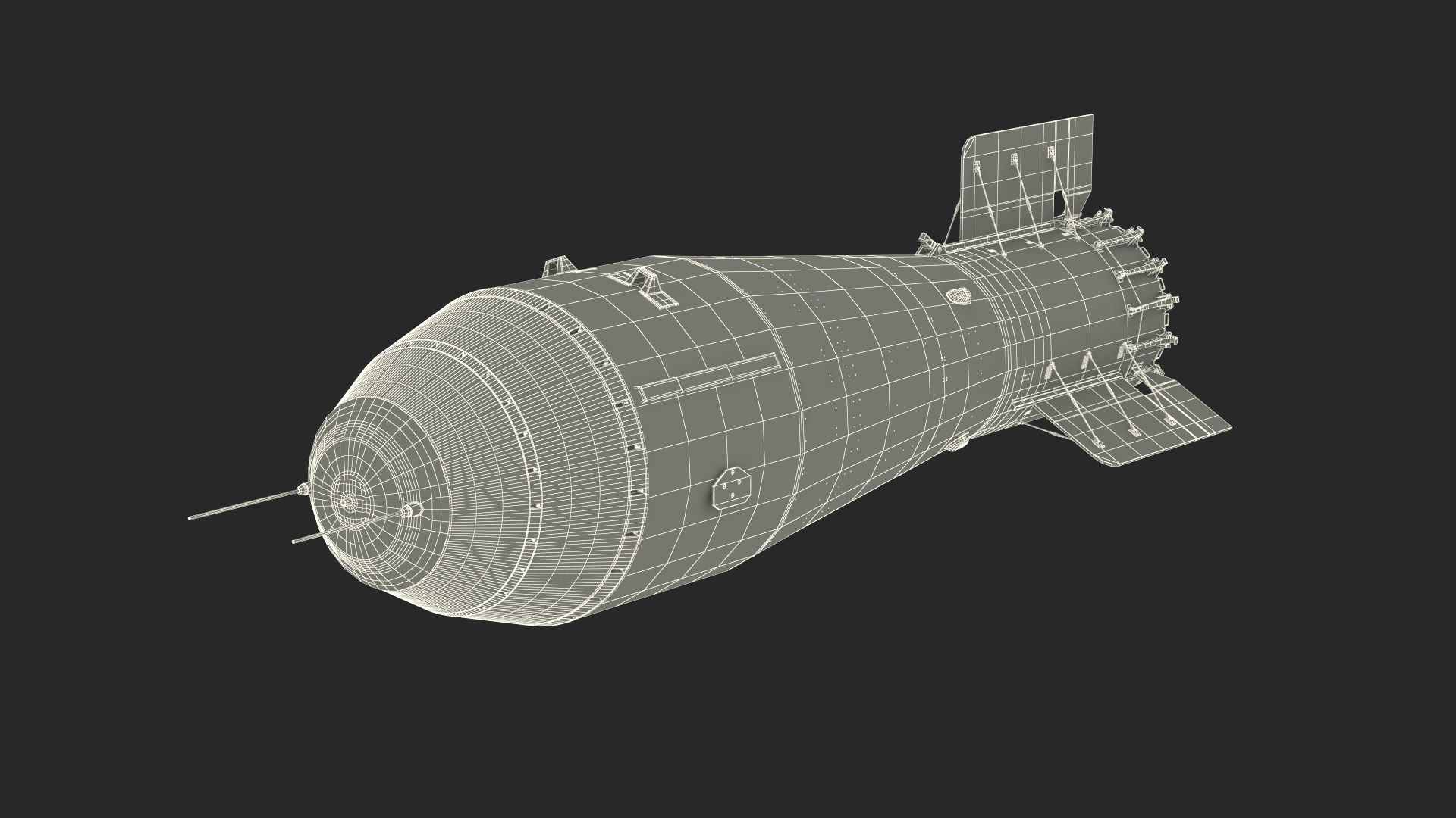 3D Soviet Thermonuclear Bomb AN602 Model - TurboSquid 2065226